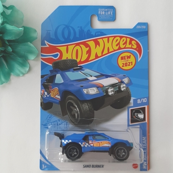 Mattel | Toys | Hot Wheels Sand Burner 22 Hw Race Team Collection Car ...